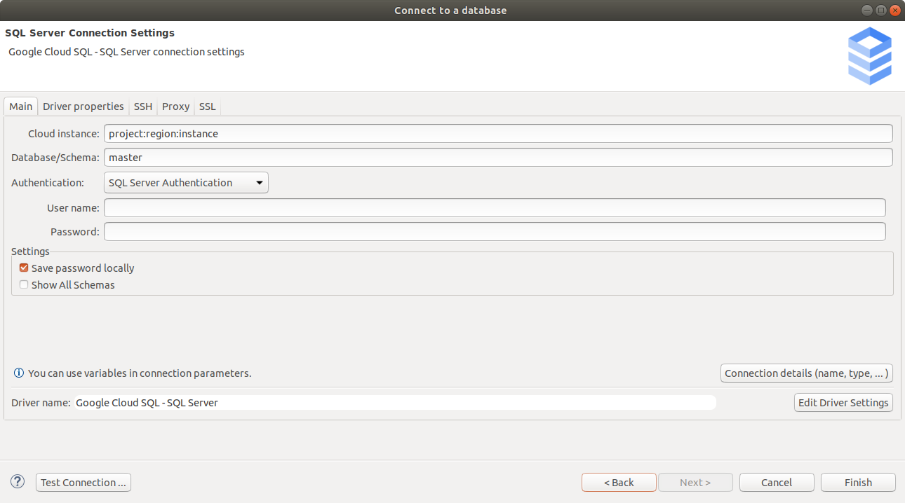feat: add driver for Google Cloud SQL Server by olavloite · Pull Request #11641 · dbeaver ...