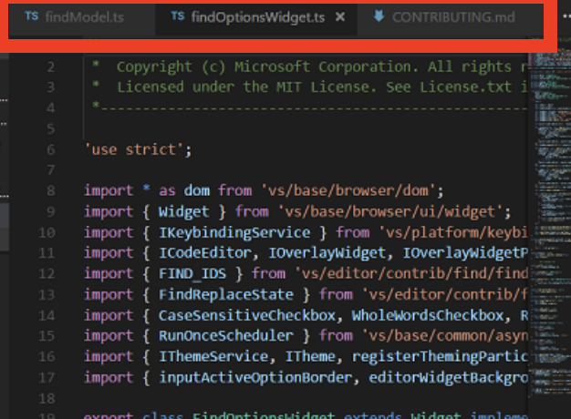 Editor group does not list multiple tabs · Issue #84094 · microsoft ...