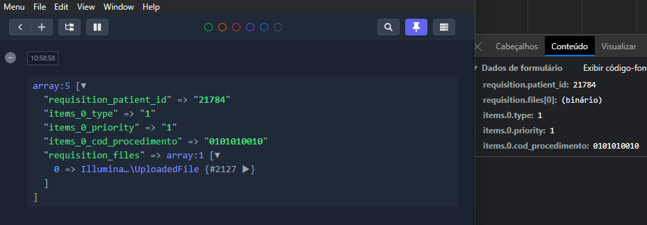 Using `file` Content Type Multipart Form Data Together With Array Or Objects Doesn T Work
