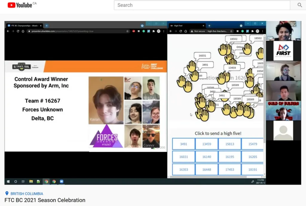 GitHub - a-krawciw/high_five_line: Share High Fives for FTC