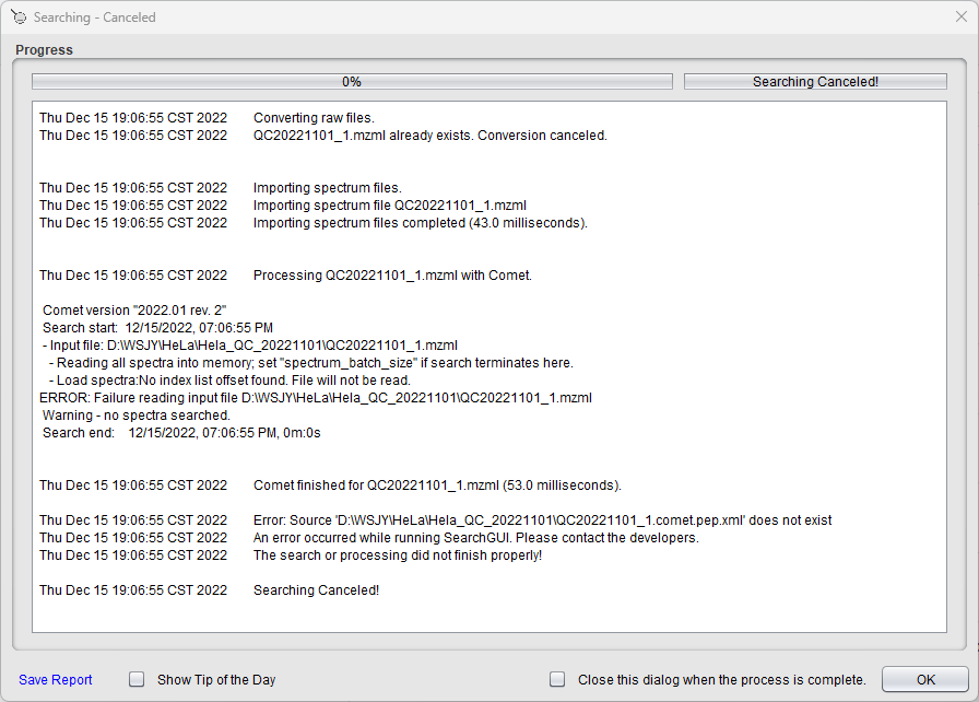 Does not work with me · Issue #341 · compomics/searchgui · GitHub