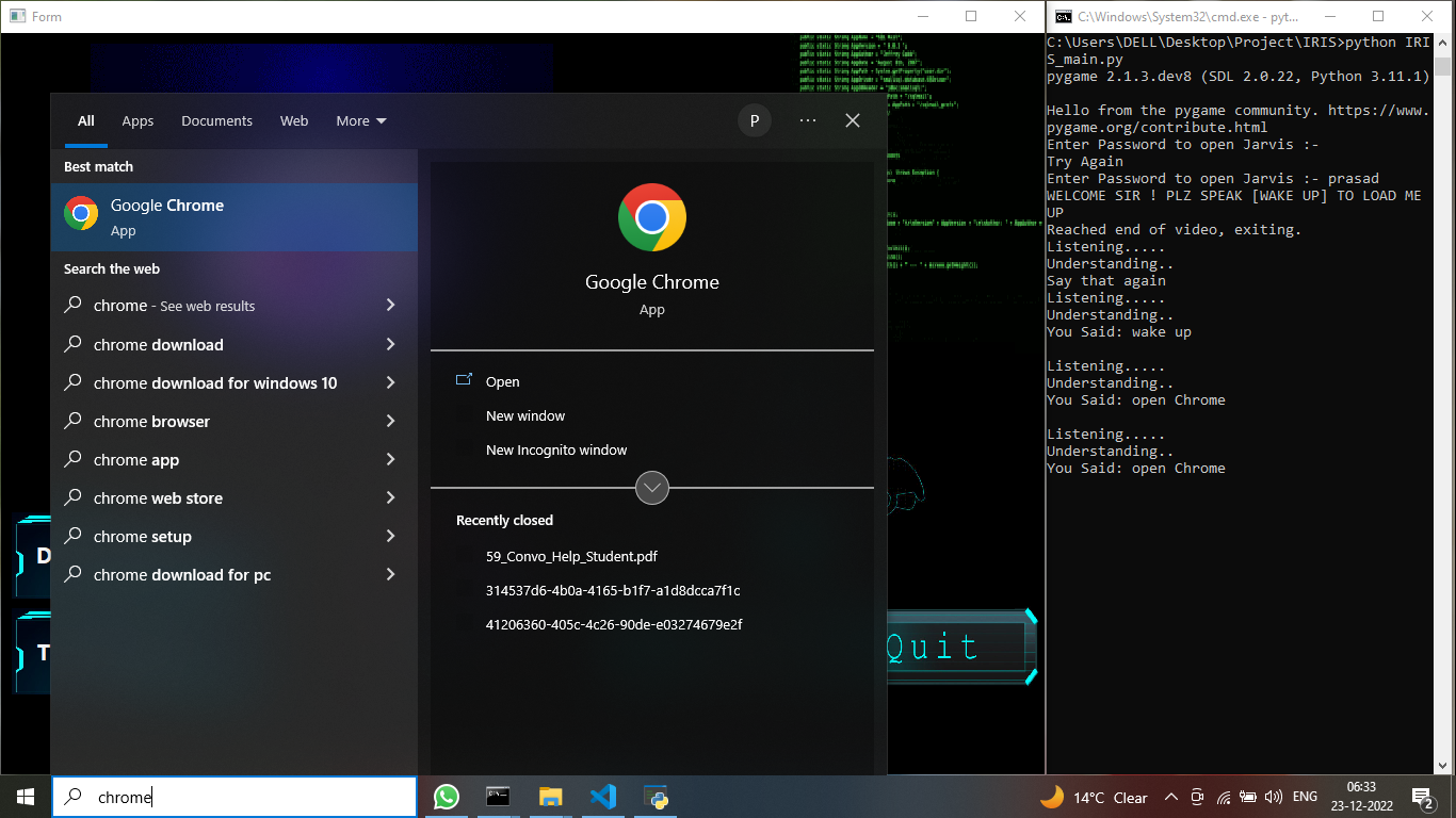 GitHub - Prasad103/I.R.I.S.-Voice-Assistent-Interactive-and-Responsive ...