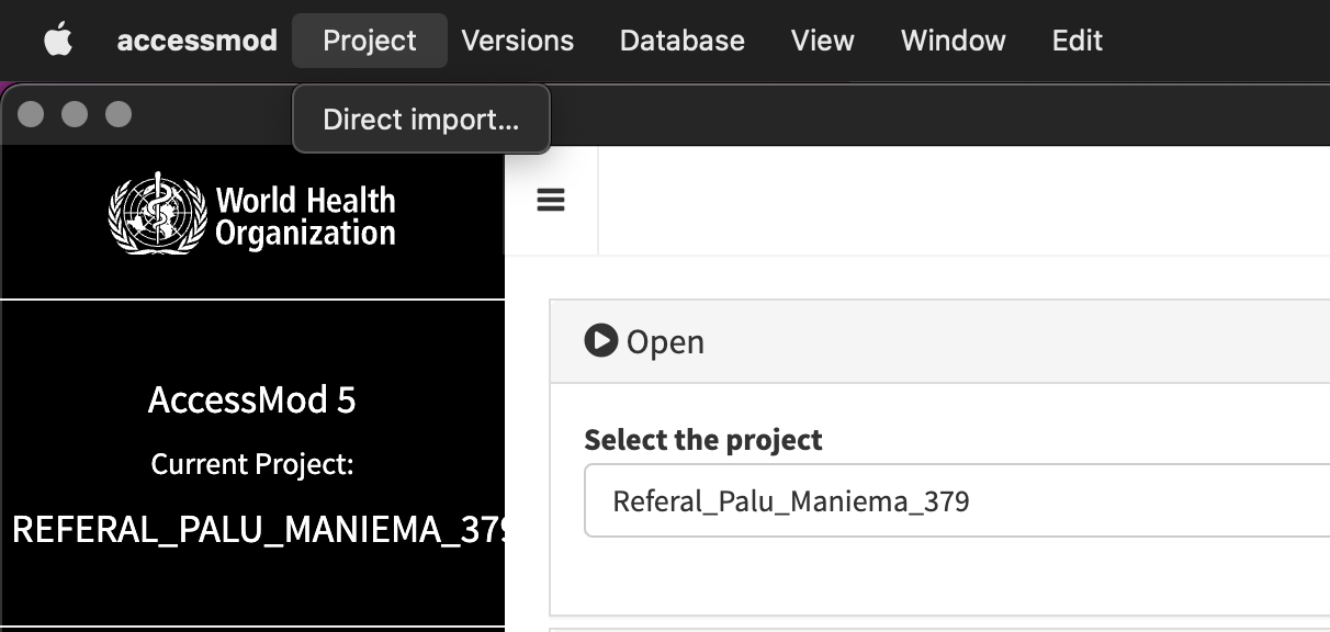 Importing Accessmod Project In Docker Version Issue · Issue 382 · Unige Geohealthaccessmod