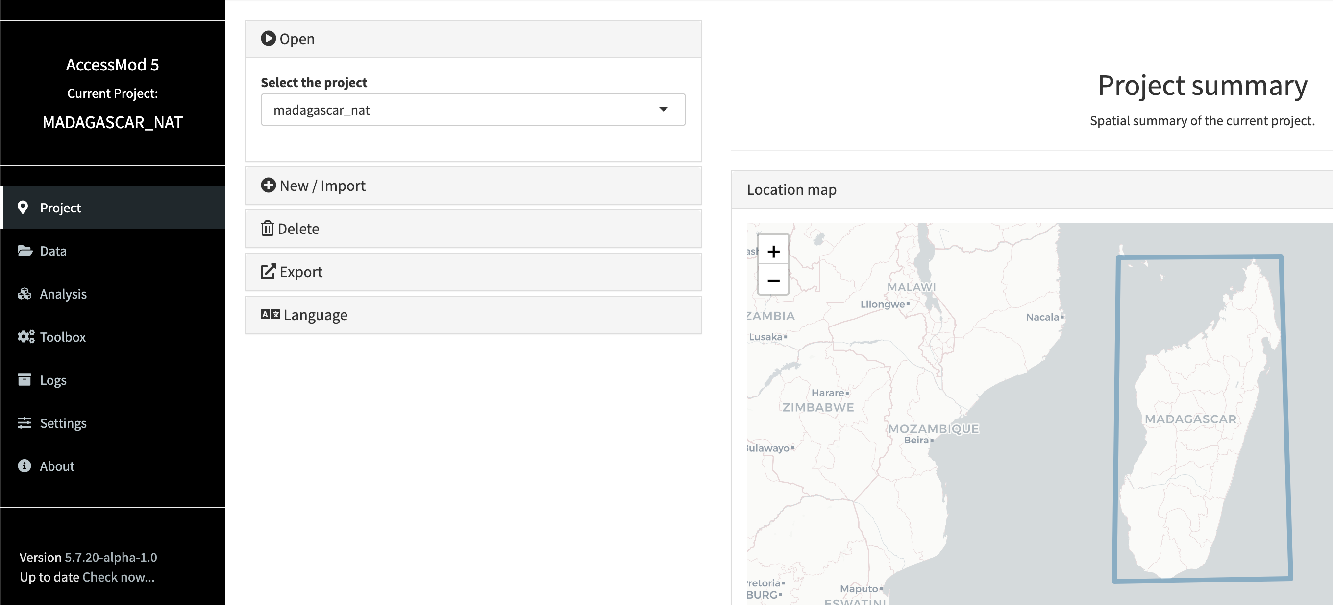Importing accessmod project in docker version issue · Issue #382 · unige-geohealth/accessmod ...