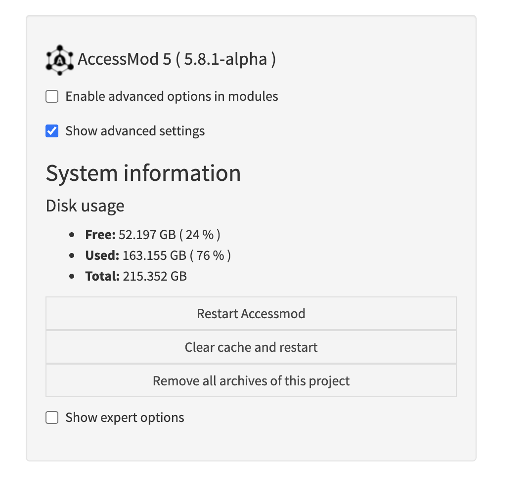 Importing Accessmod Project In Docker Version Issue · Issue 382 · Unige Geohealthaccessmod