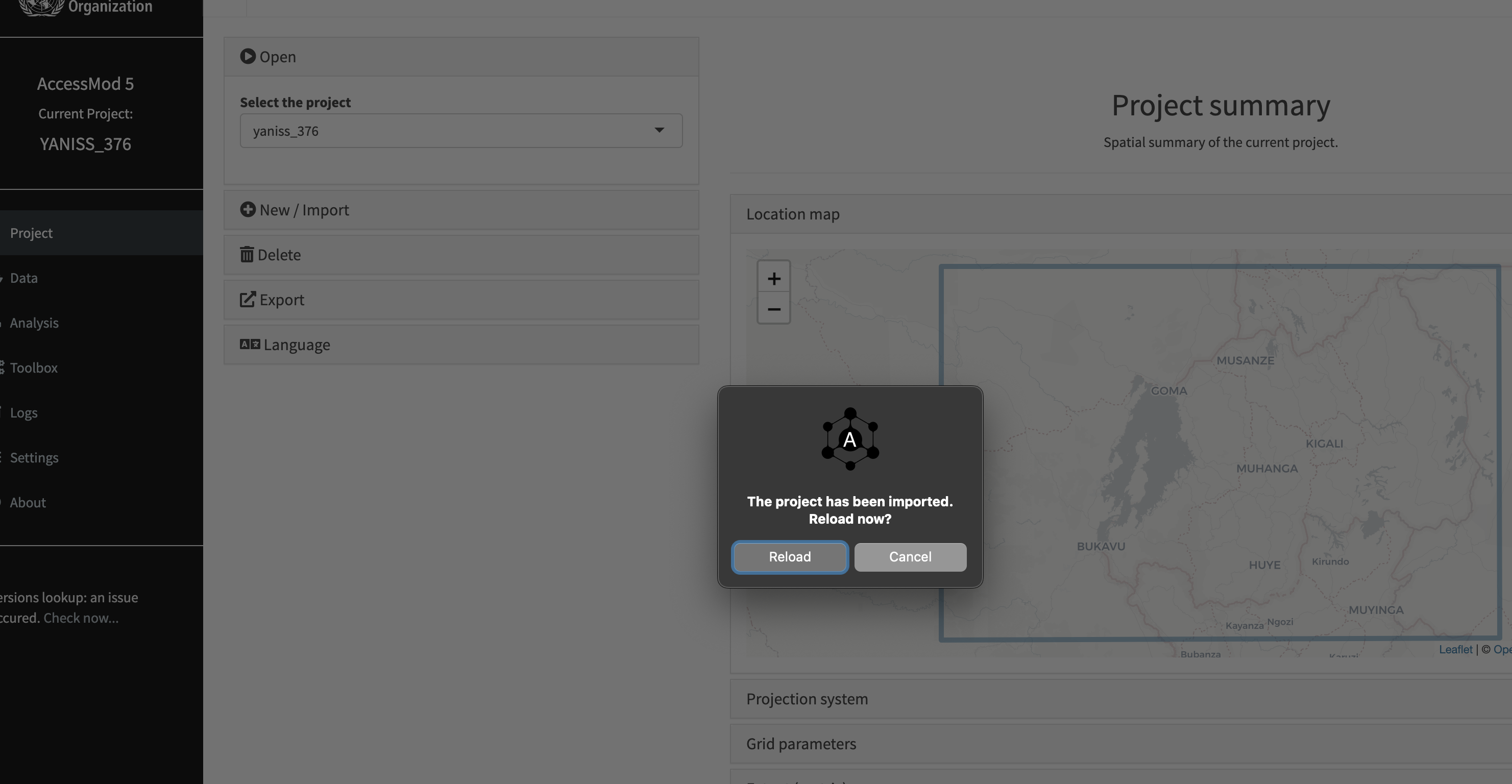 Importing accessmod project in docker version issue · Issue #382 · unige-geohealth/accessmod ...