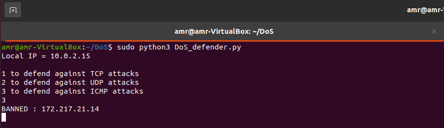GitHub - OmarAbdelSamea/DoS-attacks-blocker: DoS attack prevention and ...