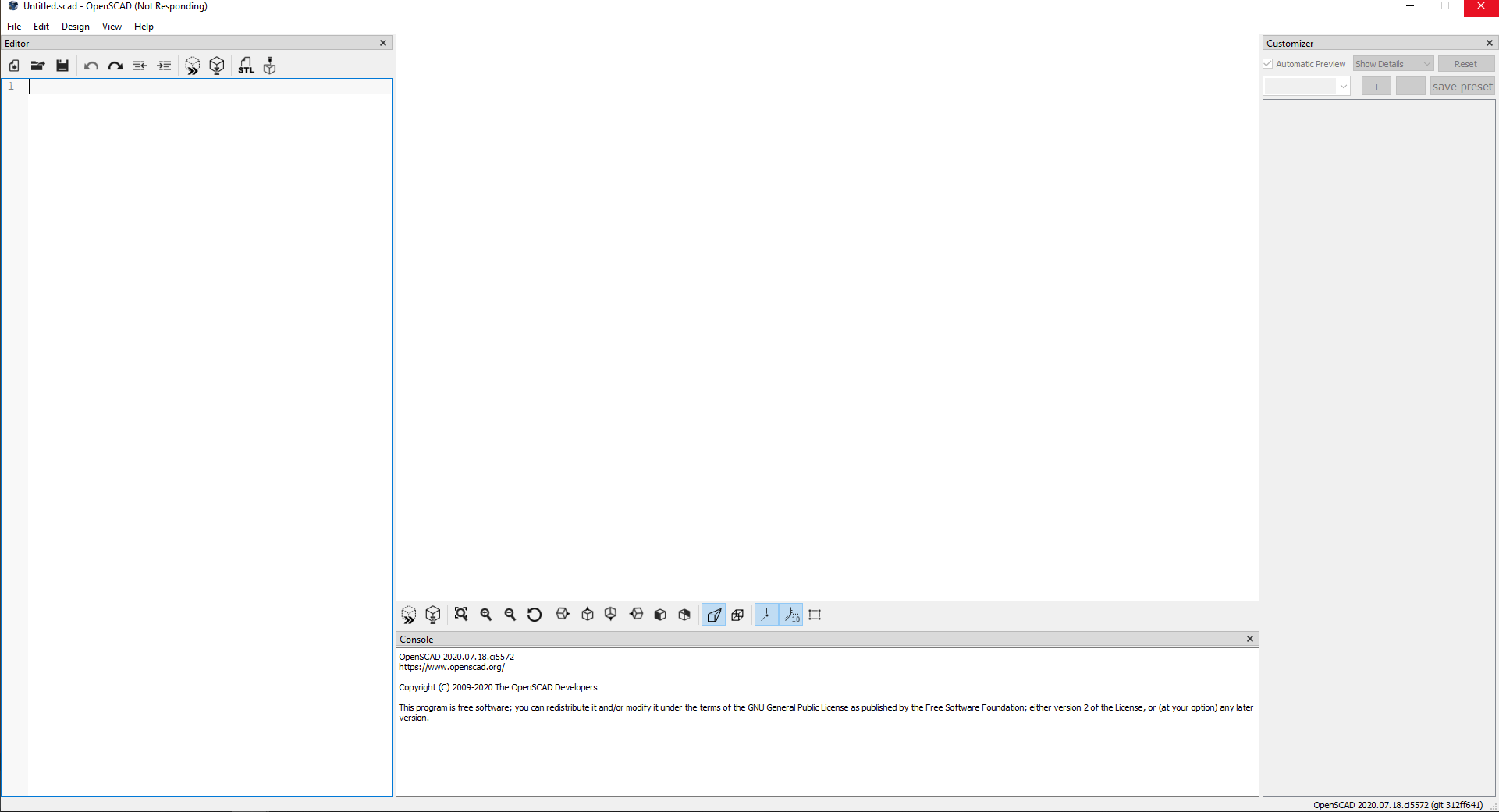 Application Crashes On Start · Issue 3378 · Openscadopenscad · Github