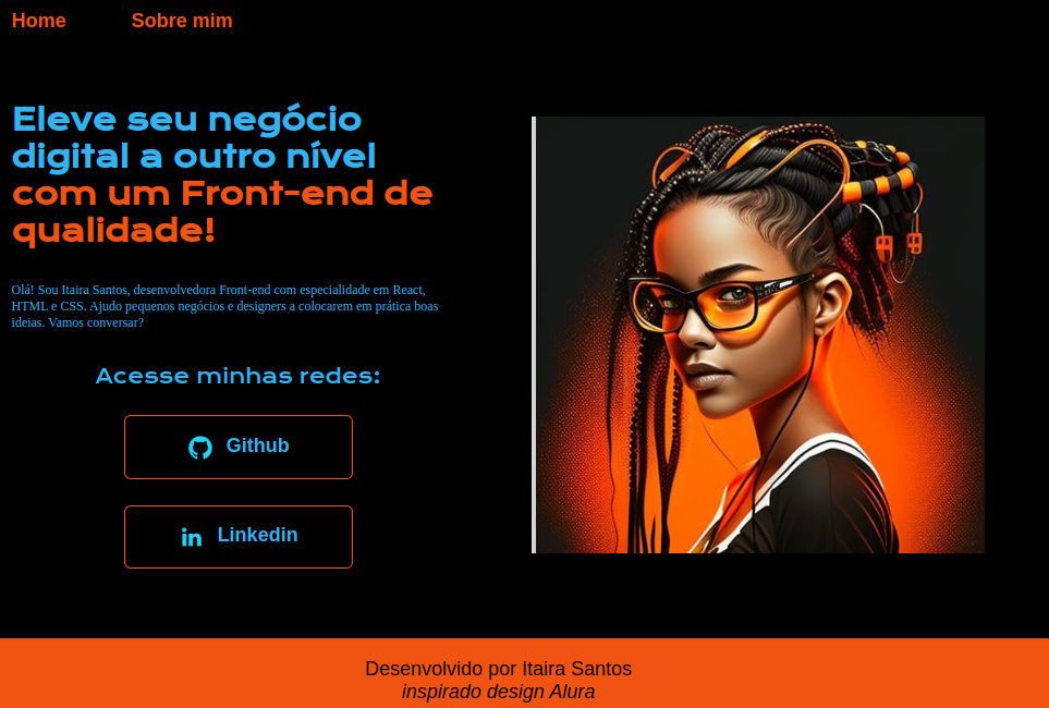 GitHub - ItaSsa/portfolio: This project's an ending work for HTML and CSS course from Alura ...