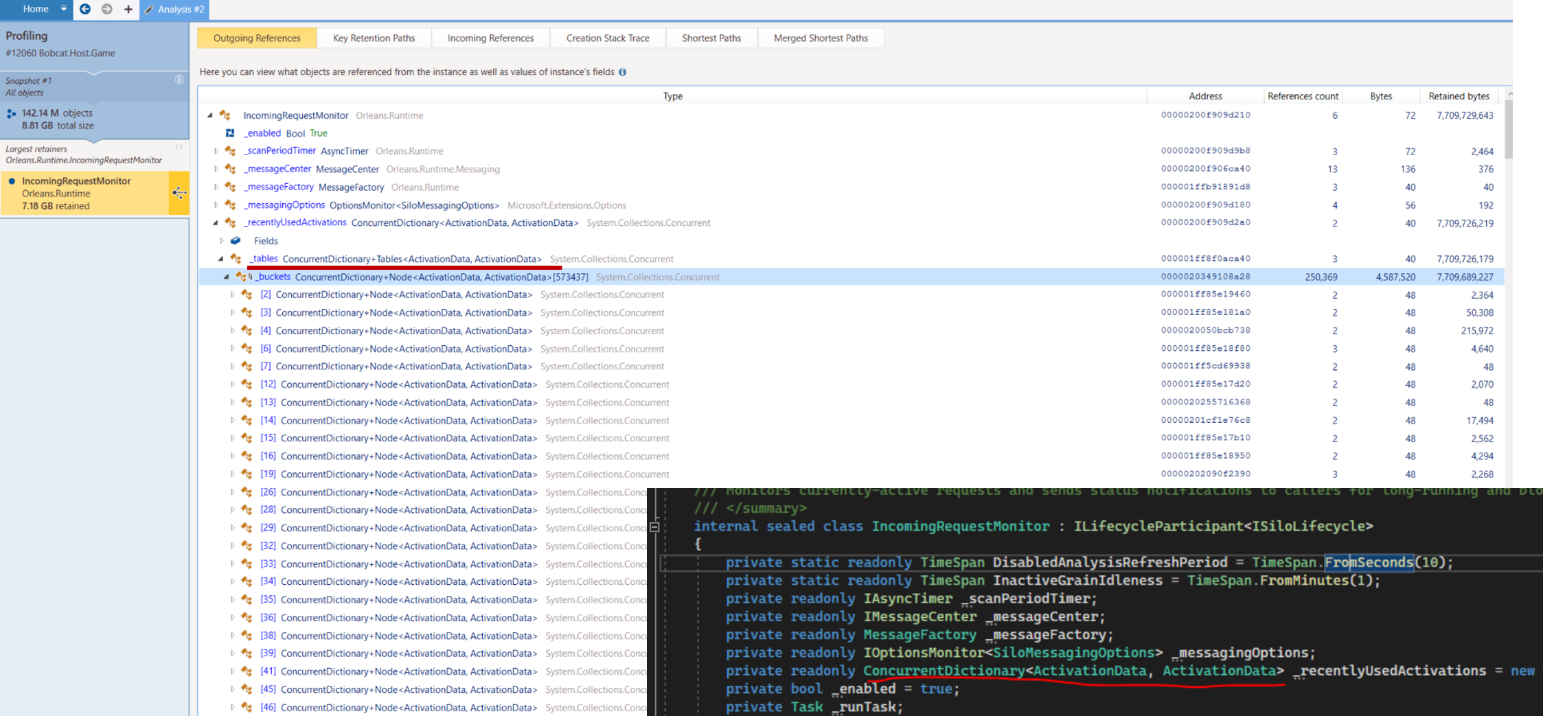 Unmanaged Memory Keeps Increasing If Local Direct Clusterclient Is Used · Issue 8208 · Dotnet