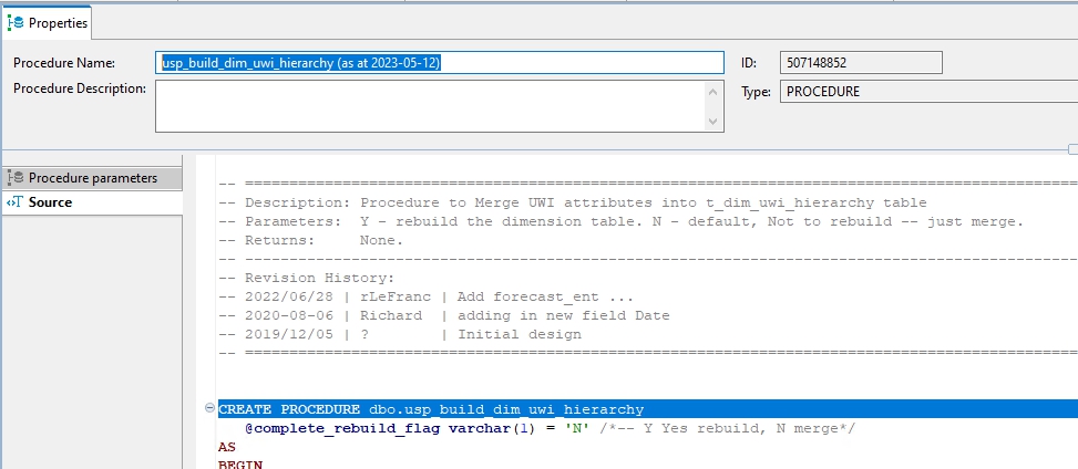 Ddl Of Renamed Stored Procedure Makes Create With Old Name Not New · Issue 20496 · Dbeaver