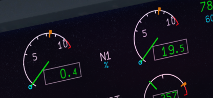 N1 "10" scale indication digits overlapping with red limit · Issue ...