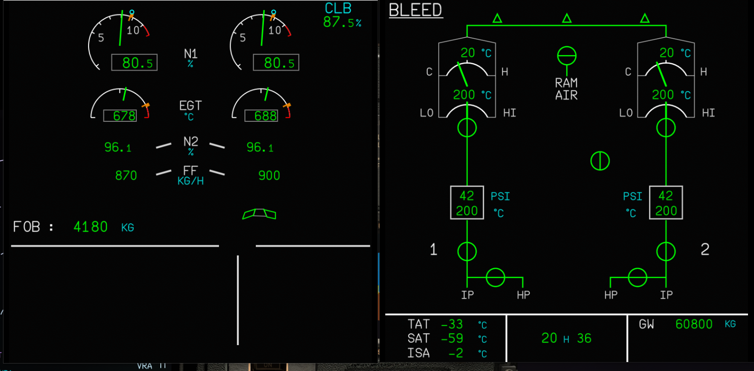 [Bleed] Engine High pressure bleed value not closed at high power ...