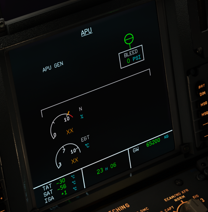 APU bleed pressure showing 0 PSI when APU is off · Issue #8009 ...