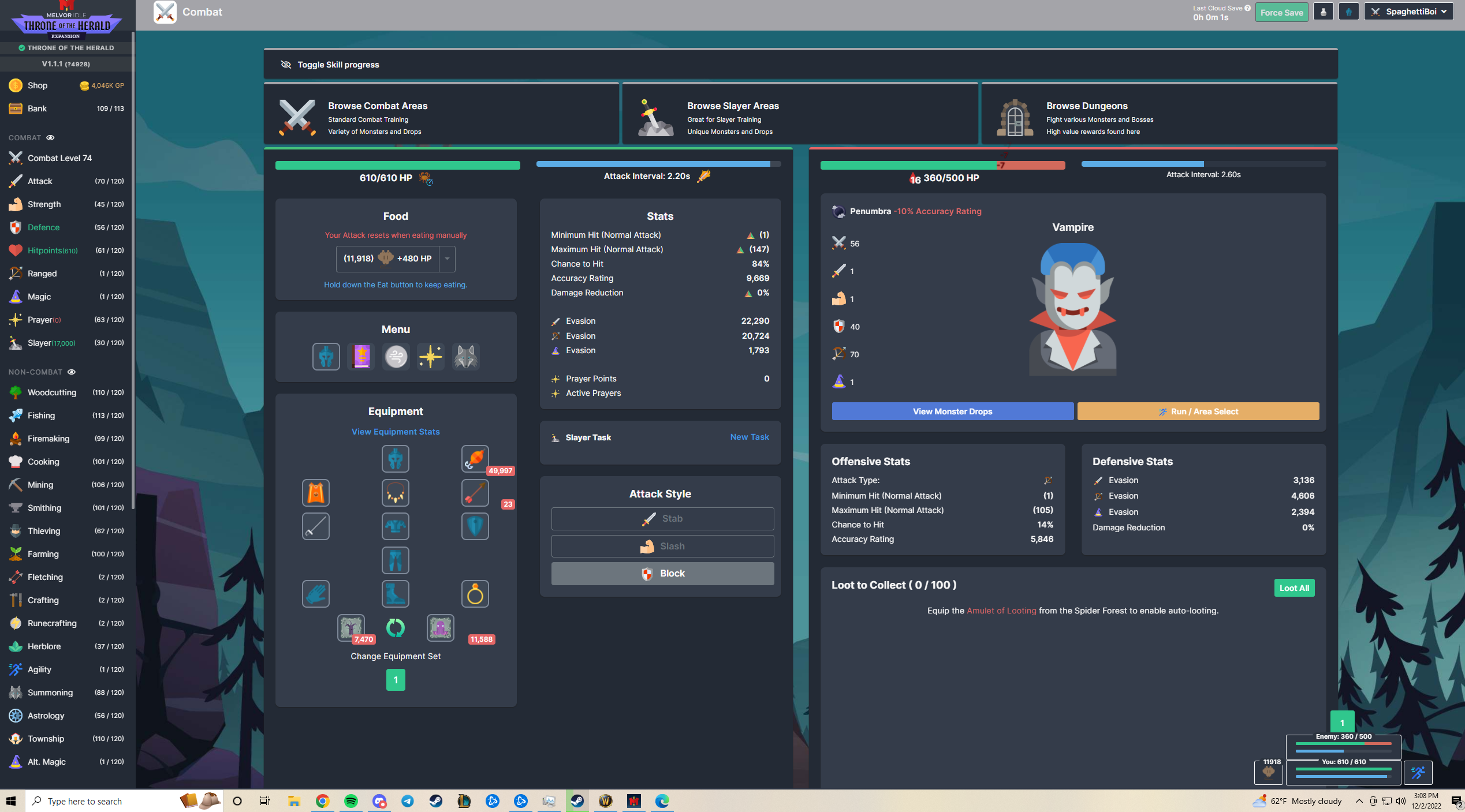[Bug]: Log out stopping task · Issue #3059 · MelvorIdle/melvoridle.github.io · GitHub