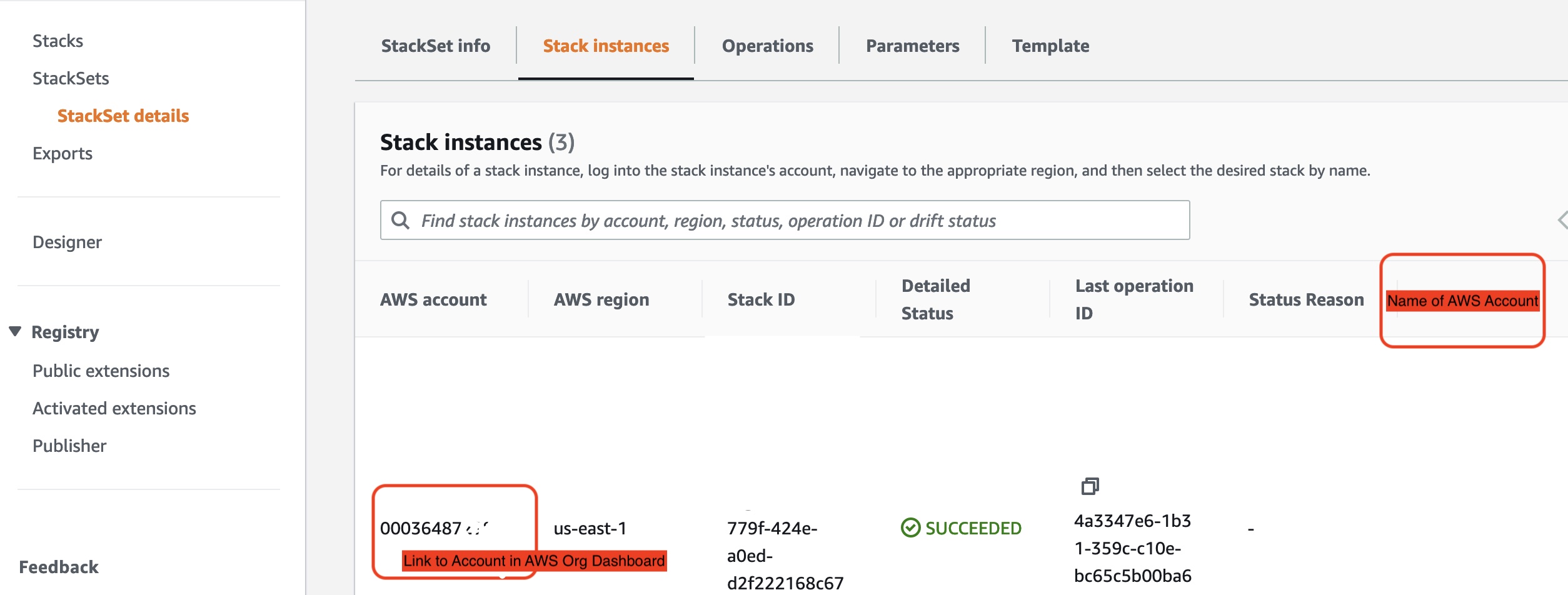 Include links to AWS Orgs and metadata for AWS CloudFormation StackSets · Issue #1428 · aws ...