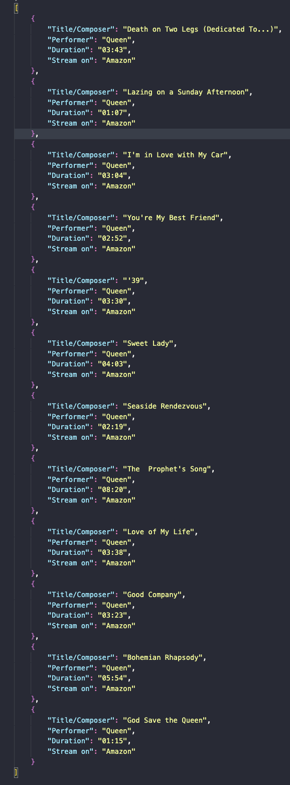 GitHub - DannyGaev/Jsong: Converts data from AllMusic.com into usable json-format files