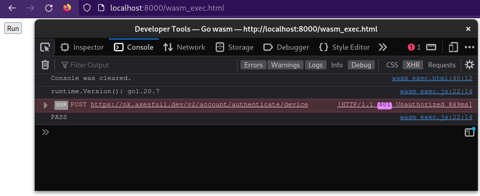 net/http: http client regression building with js/wasm and running on Chrome: `net::ERR_H2_OR ...