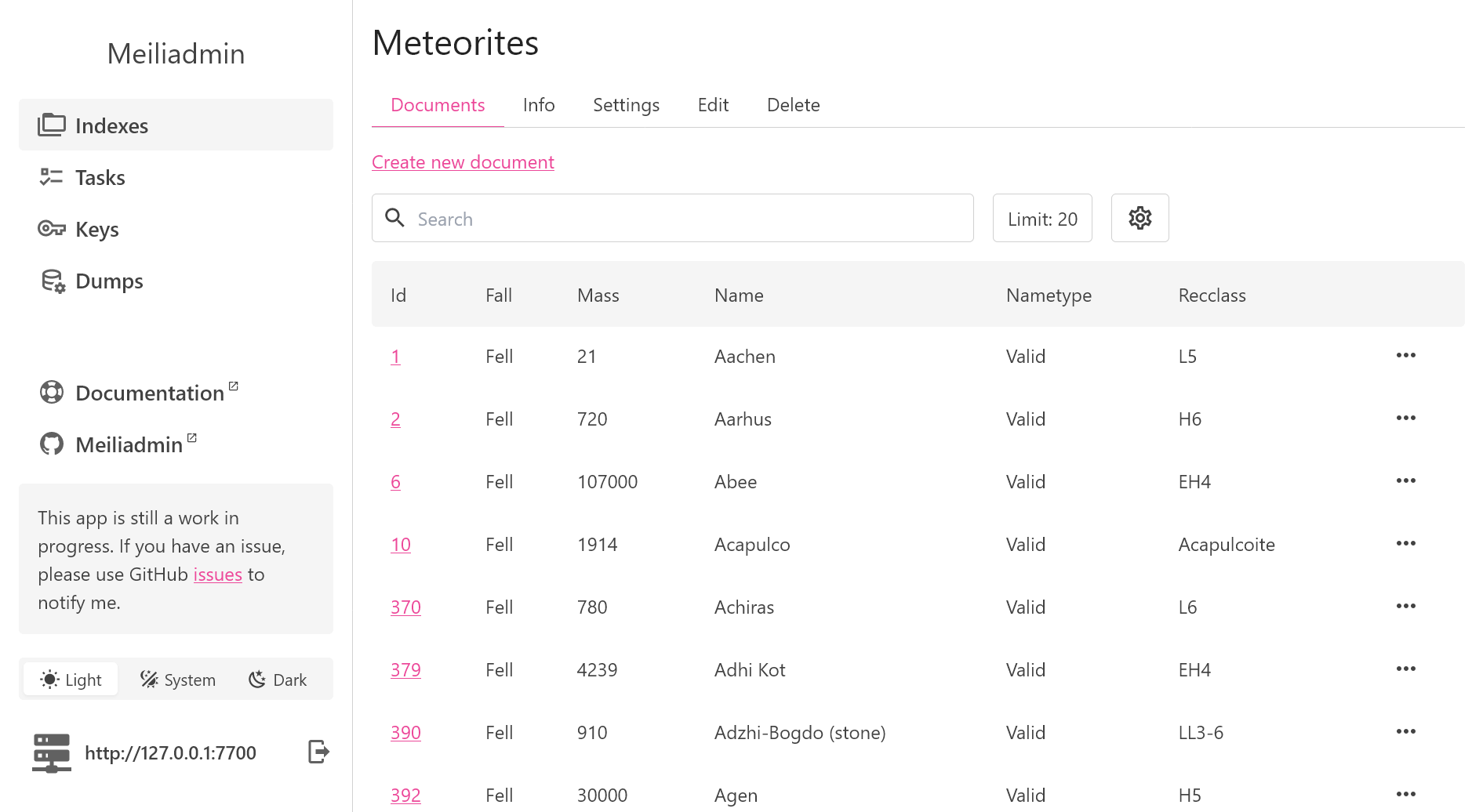 GitHub - kaermorchen/meiliadmin: Meiliadmin is a dashboard for Meilisearch