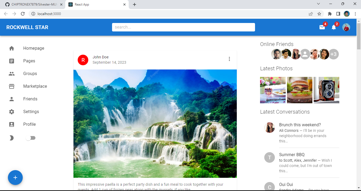 GitHub - CHIPTRONEX7879/Silvester-MUI-React-App