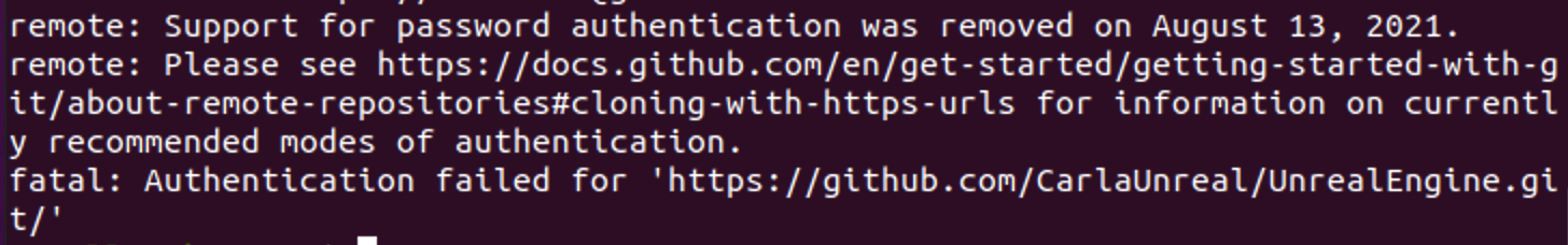 The link for Carla unreal engine repository is not working · carla-simulator carla · Discussion ...