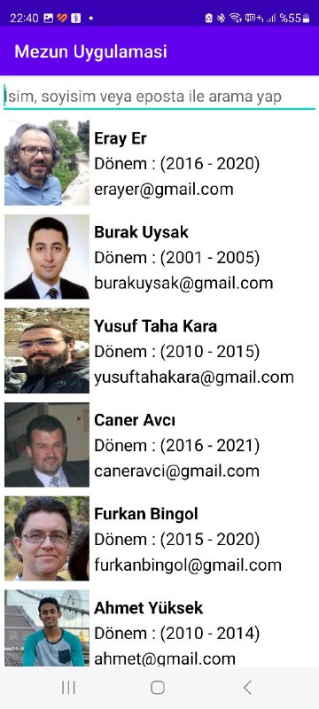 GitHub - yusuftahakara19/Mini-Mezun-Uygulamasi: Mini Mezun Uygulaması