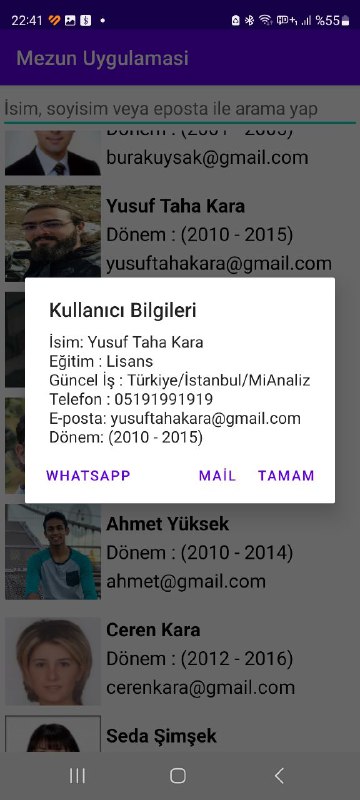 GitHub - yusuftahakara19/Mini-Mezun-Uygulamasi: Mini Mezun Uygulaması