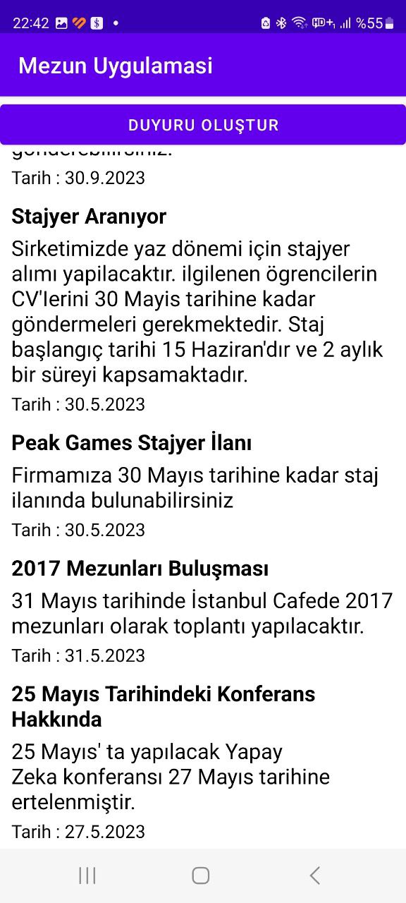 GitHub - yusuftahakara19/Mini-Mezun-Uygulamasi: Mini Mezun Uygulaması