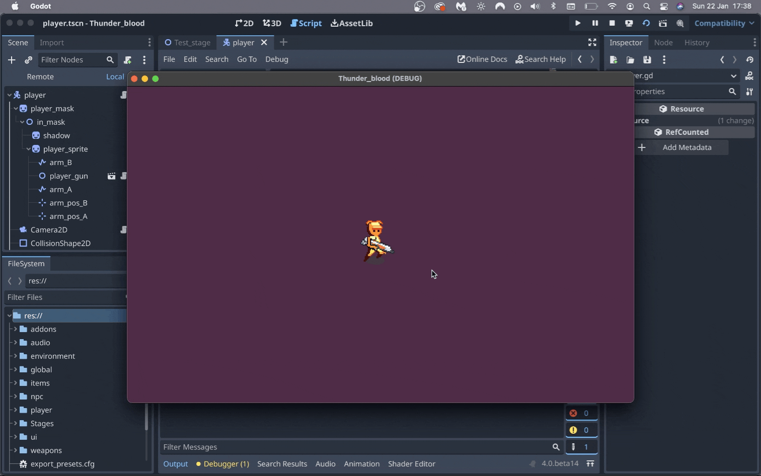 Beta 14 Animation Tree no longer playing 2d animations. · Issue #71873 · godotengine/godot · GitHub