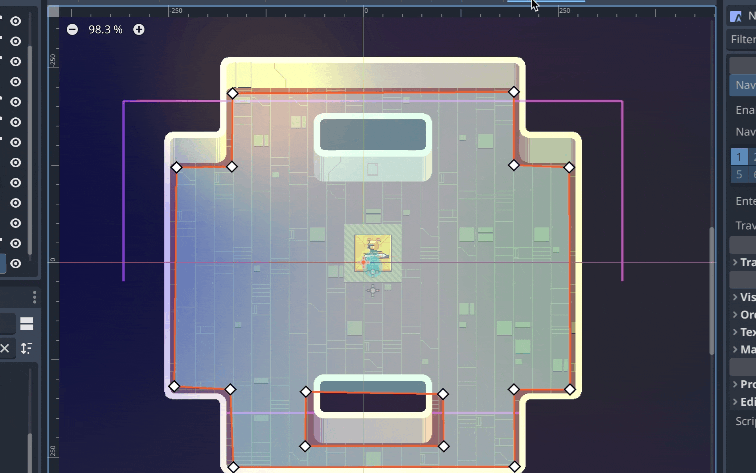NavigationRegion2d Drawing Polygons In Editor Is Bugged Cant Subtract