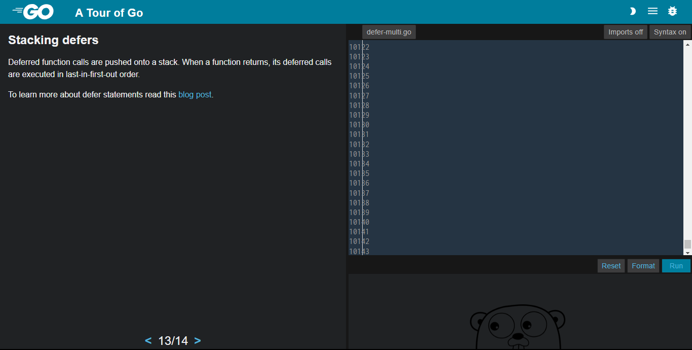 tour: line number over flow above the margin when the line number goes over 3 digits · Issue ...