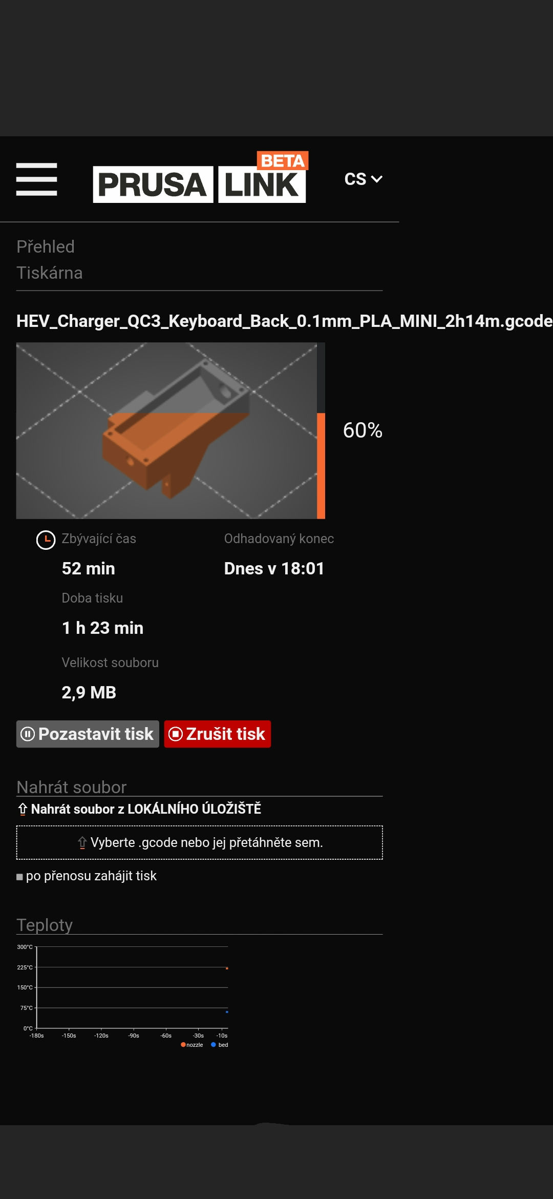 [BUG] Printer shows wrong print end time · Issue #2795 · prusa3d/Prusa-Firmware-Buddy · GitHub