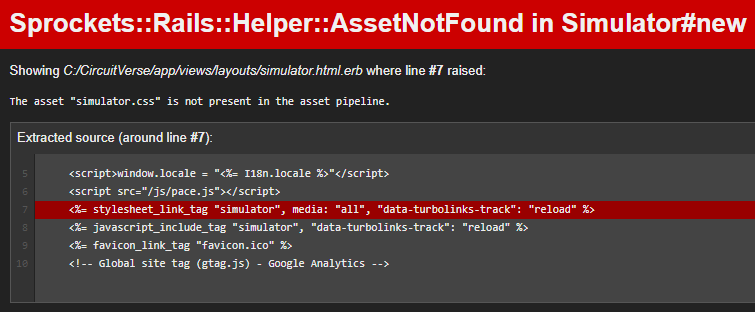 Missing asset error on CircuitVerse local server · Issue #3726 · CircuitVerse/CircuitVerse · GitHub