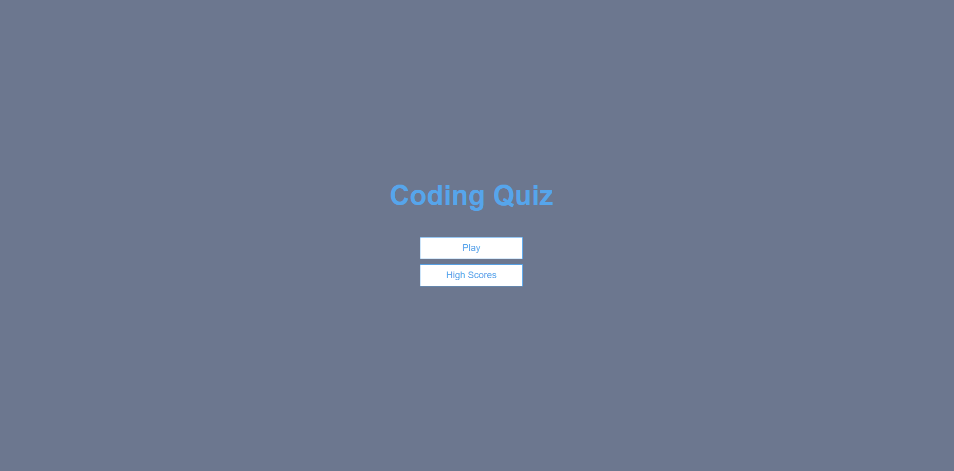 Github Rubenfr74coding Quiz Challenge 