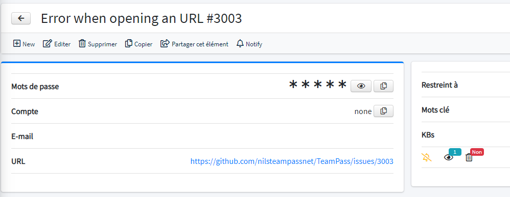 Error when opening an URL · Issue #3003 · nilsteampassnet/TeamPass · GitHub