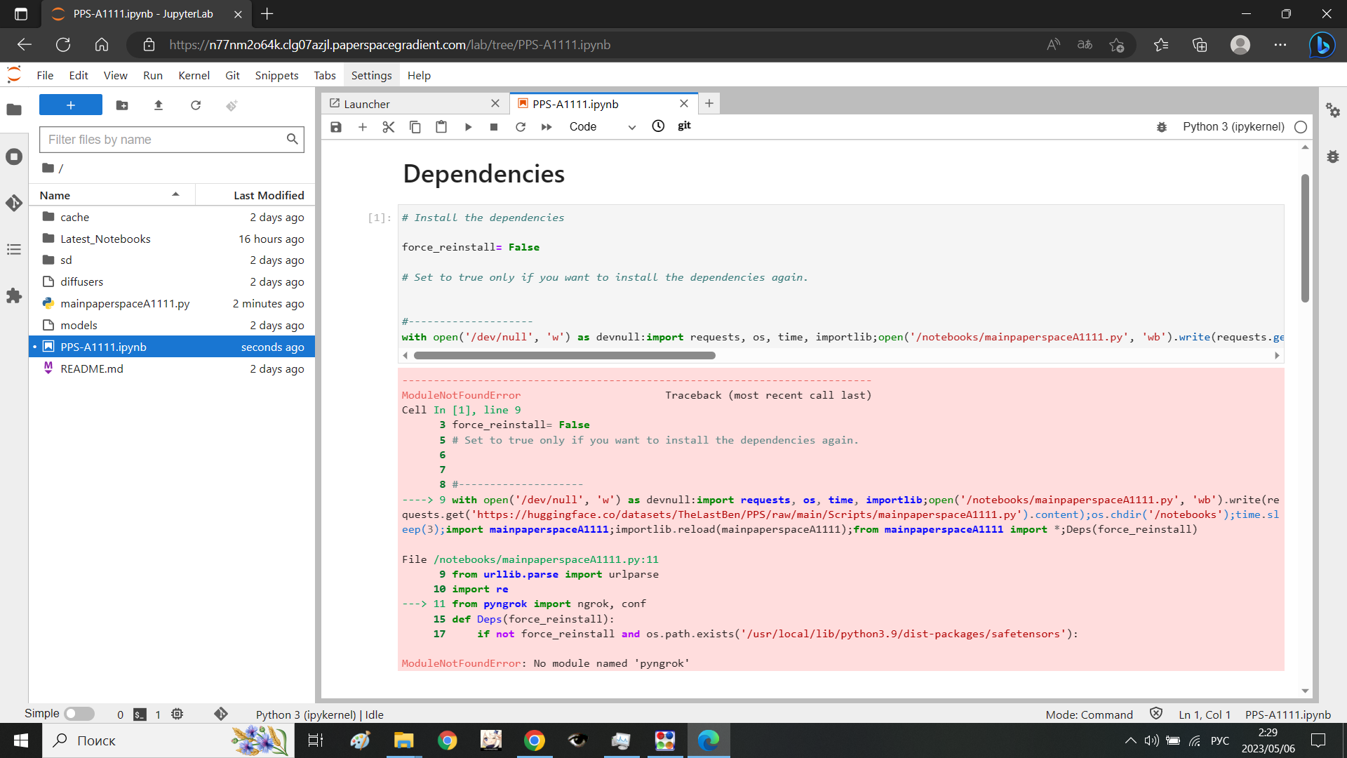 Stable Diffusion UI Session (on Gradient Paperspace) Randomly Times Out · Issue #2118 ...