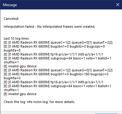 Invalid GPU · Issue #191 · n00mkrad/flowframes · GitHub