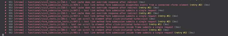 How To Run Browser Tests On Local Machine · Issue 1045 · Hotwired Turbo · Github