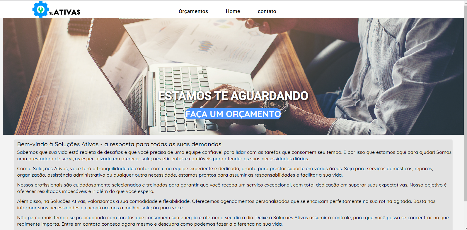 GitHub - leminhosdev/Frontend-Service-Provider: Criei a ideia inicial, protótipo, de um site ...