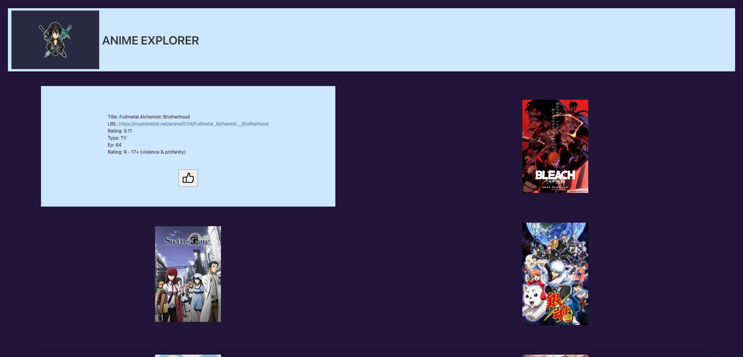 GitHub - prestontravis/Anime_Explorer