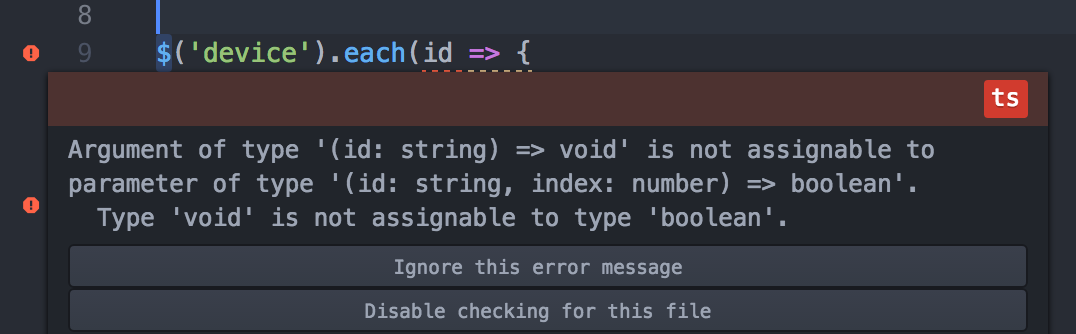 TS definition "$" incomplete · Issue #115 · ioBroker/ioBroker.javascript · GitHub