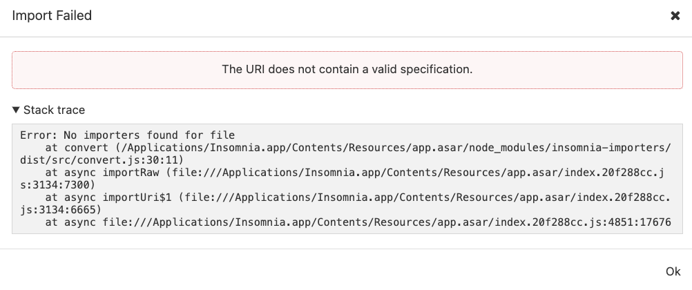 [WORKAROUND] Error when importing a YAML collection of a previously ...