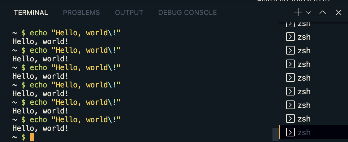 Scroll shadow is missing in the terminal view · Issue #131316 · microsoft/vscode · GitHub