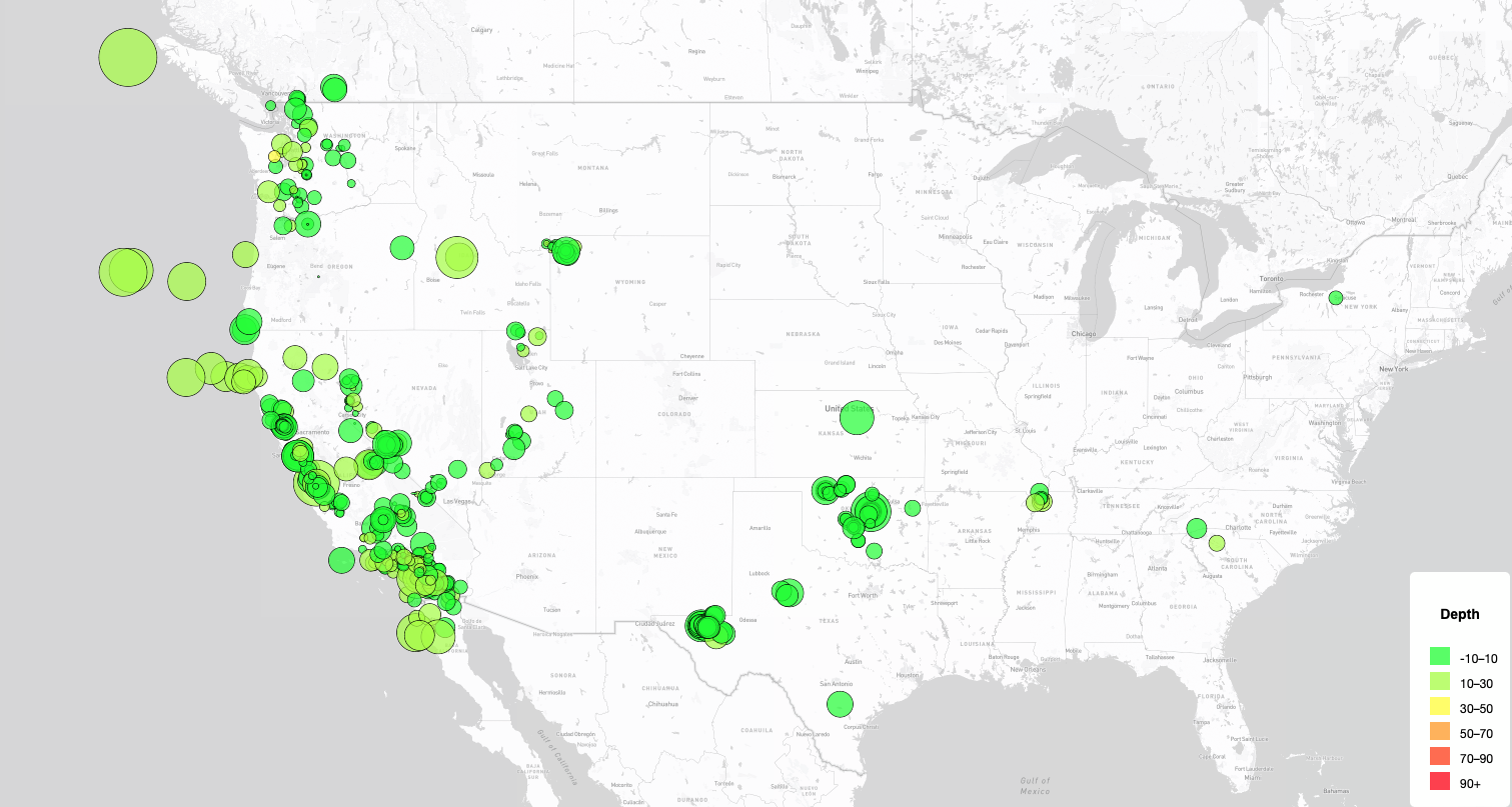 Github Geetrajeleaflet Challenge Using Leaflet Api Javascript And D3 To Plot Geographical