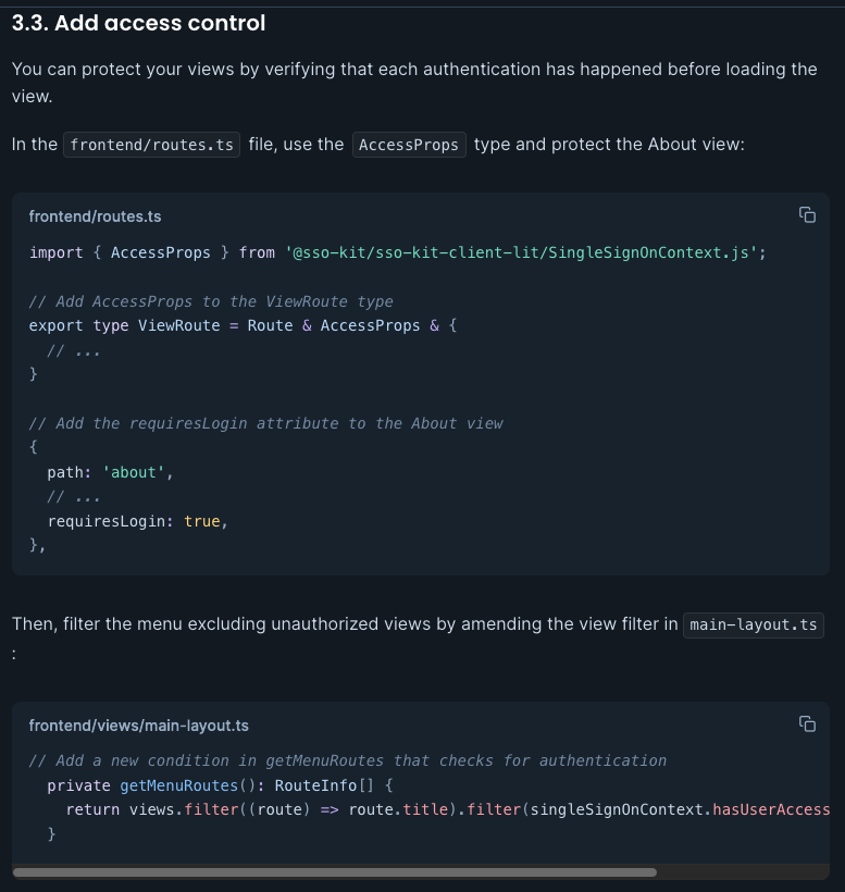 Create client-side library for SSO Kit for Hilla · Issue #72 · vaadin/sso-kit · GitHub