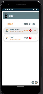 Ui Previews Tasktimerapp Task Timer Github Wiki