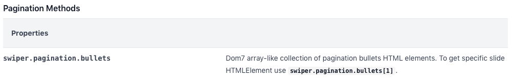The type for bullets and slides of the .d.ts file is not reported correctly in the documentation ...