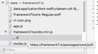 Error in the "sources" field of the f7 Source map files? · Issue #3755 · framework7io/framework7 ...