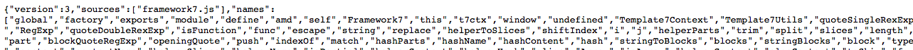 Error in the "sources" field of the f7 Source map files? · Issue #3755 · framework7io/framework7 ...