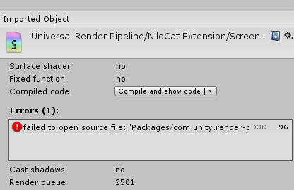 Including problem with this Shader · Issue #24 · ColinLeung-NiloCat ...